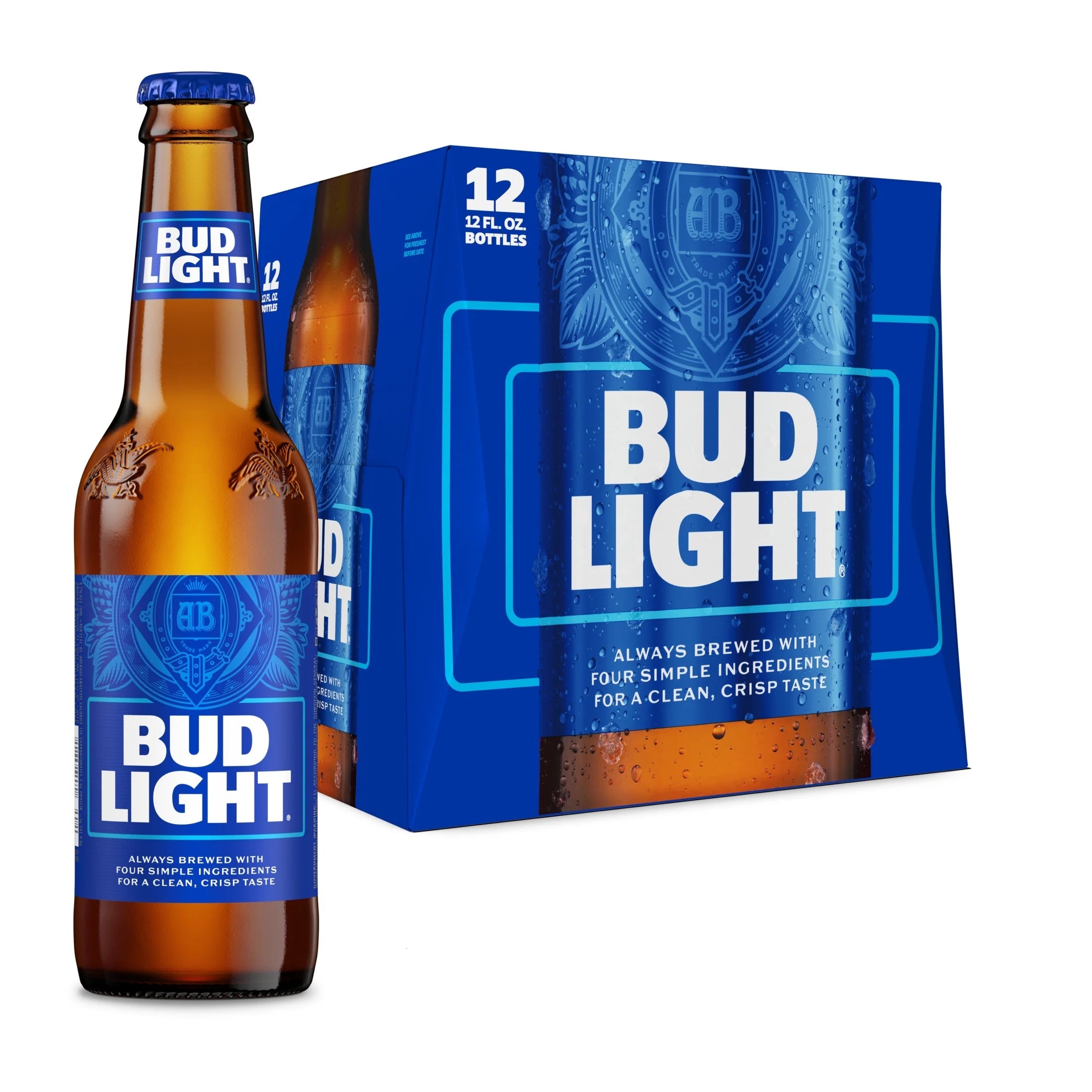 BUD LIGHT 12PK BOTTLE – spirits-4-less