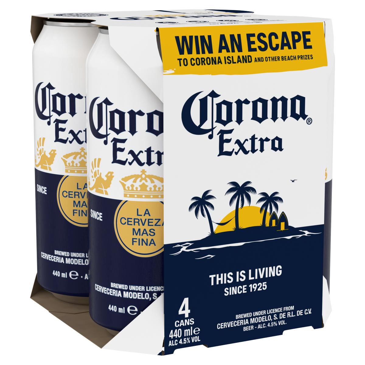 CORONA EXTRA 4PK CAN – spirits-4-less