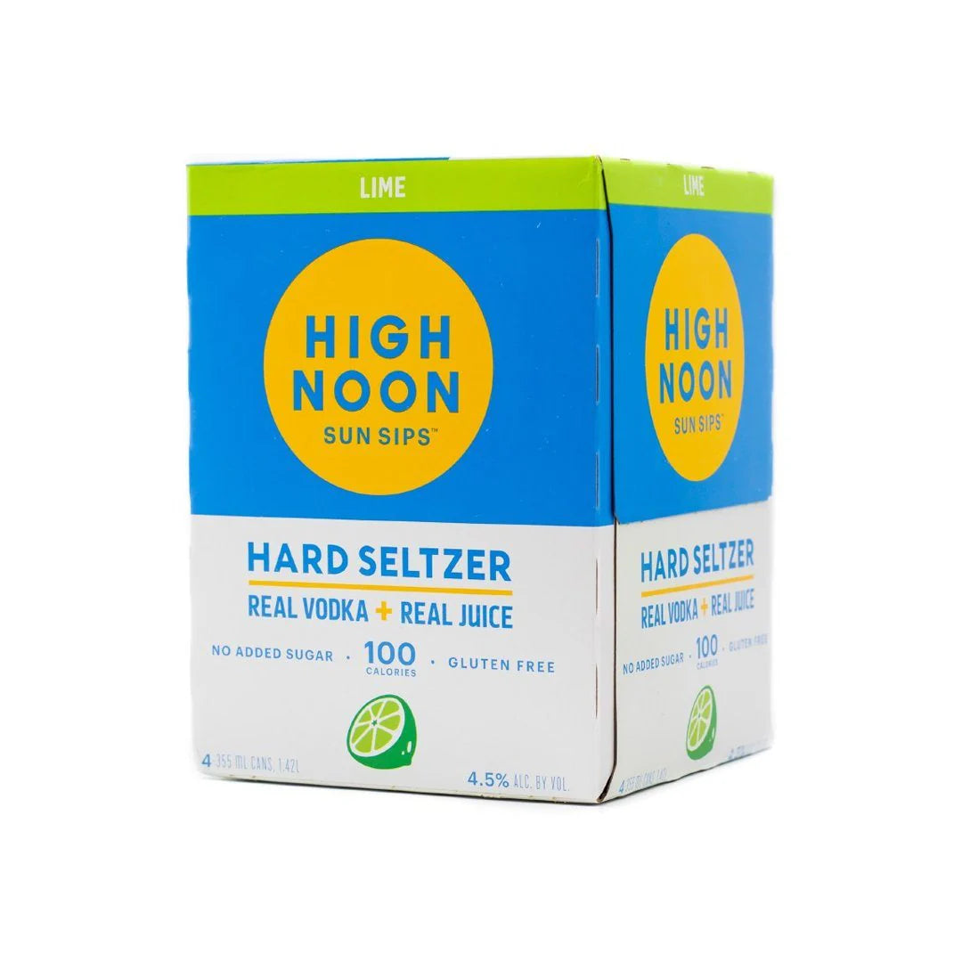 HIGH NOON 4PK SUN SIP LIME – spirits-4-less