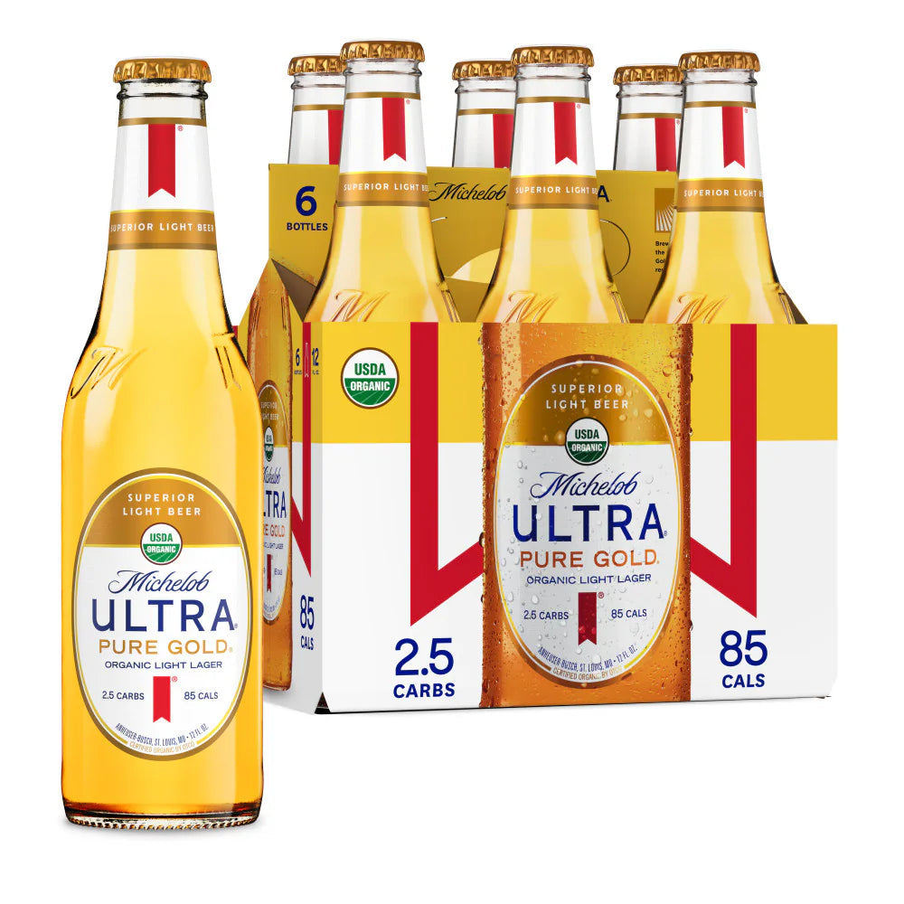 MICHELOB ULTRA PURE GOLD 6PK BOTTLE – spirits-4-less