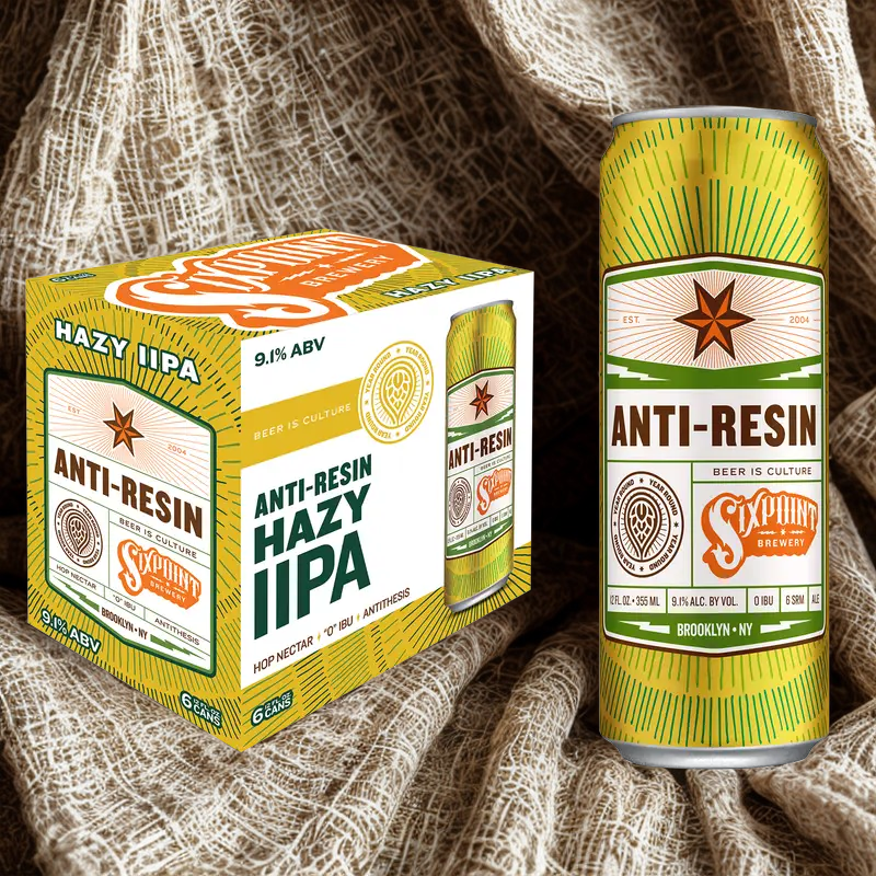 SIXPOINT RESIN HAZY DIPA 6PK CAN – spirits-4-less