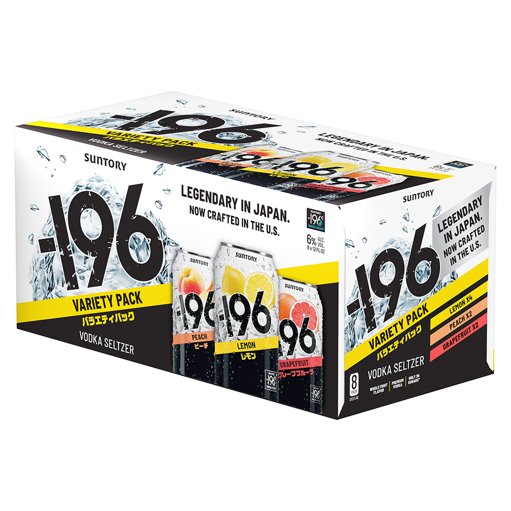 SUNTORY -196 VODKA SELTZER VARIETY PACK – spirits-4-less