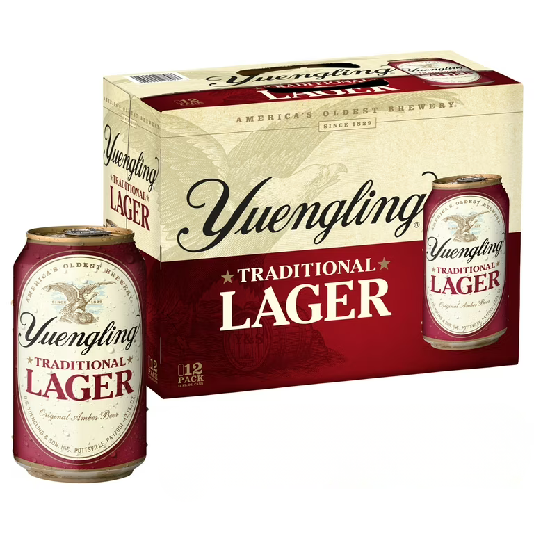 YUENGLING LAGER 12PK CAN – spirits-4-less
